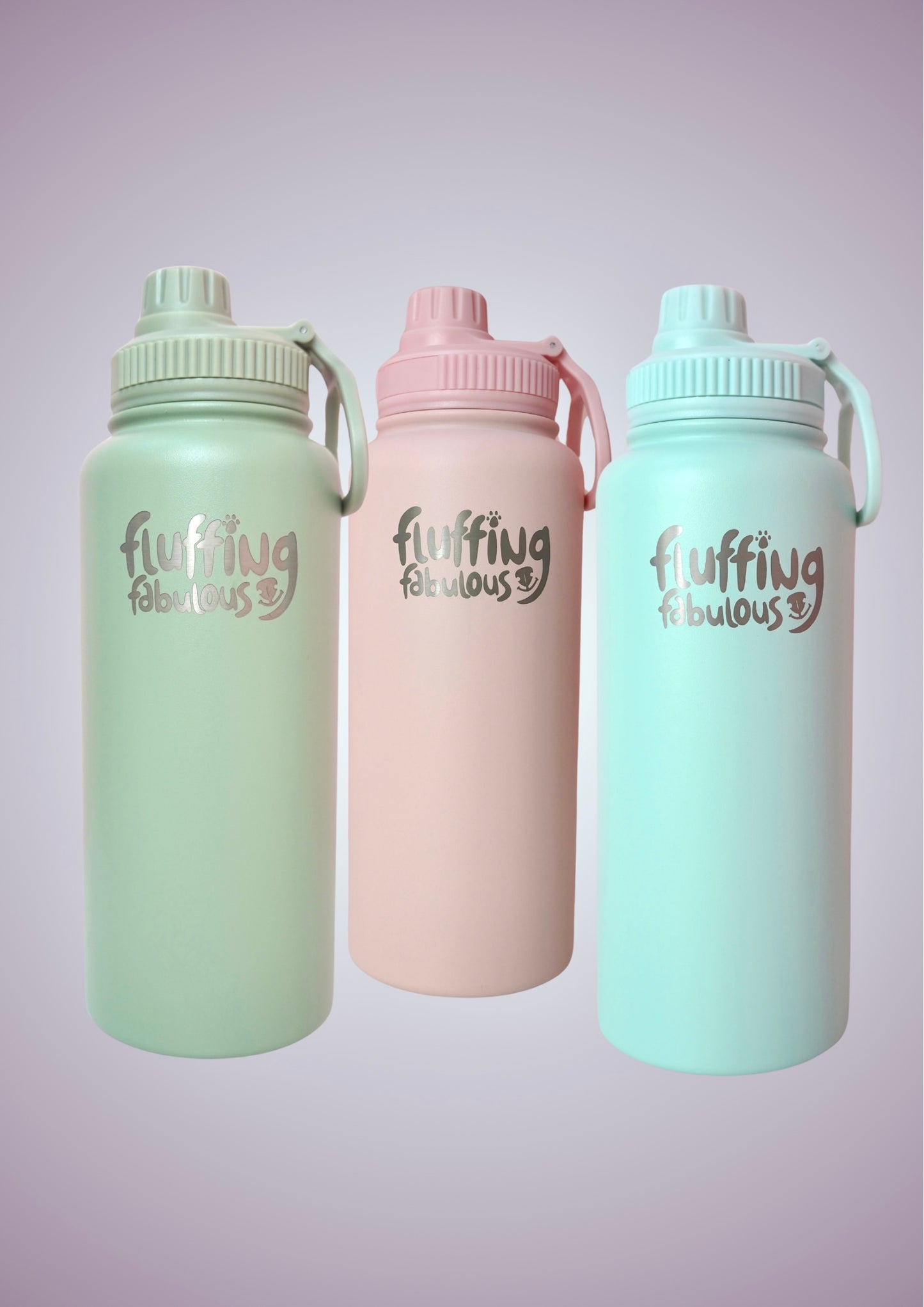 Fluffing Fabulous Water Bottle – Fluffingfabulous