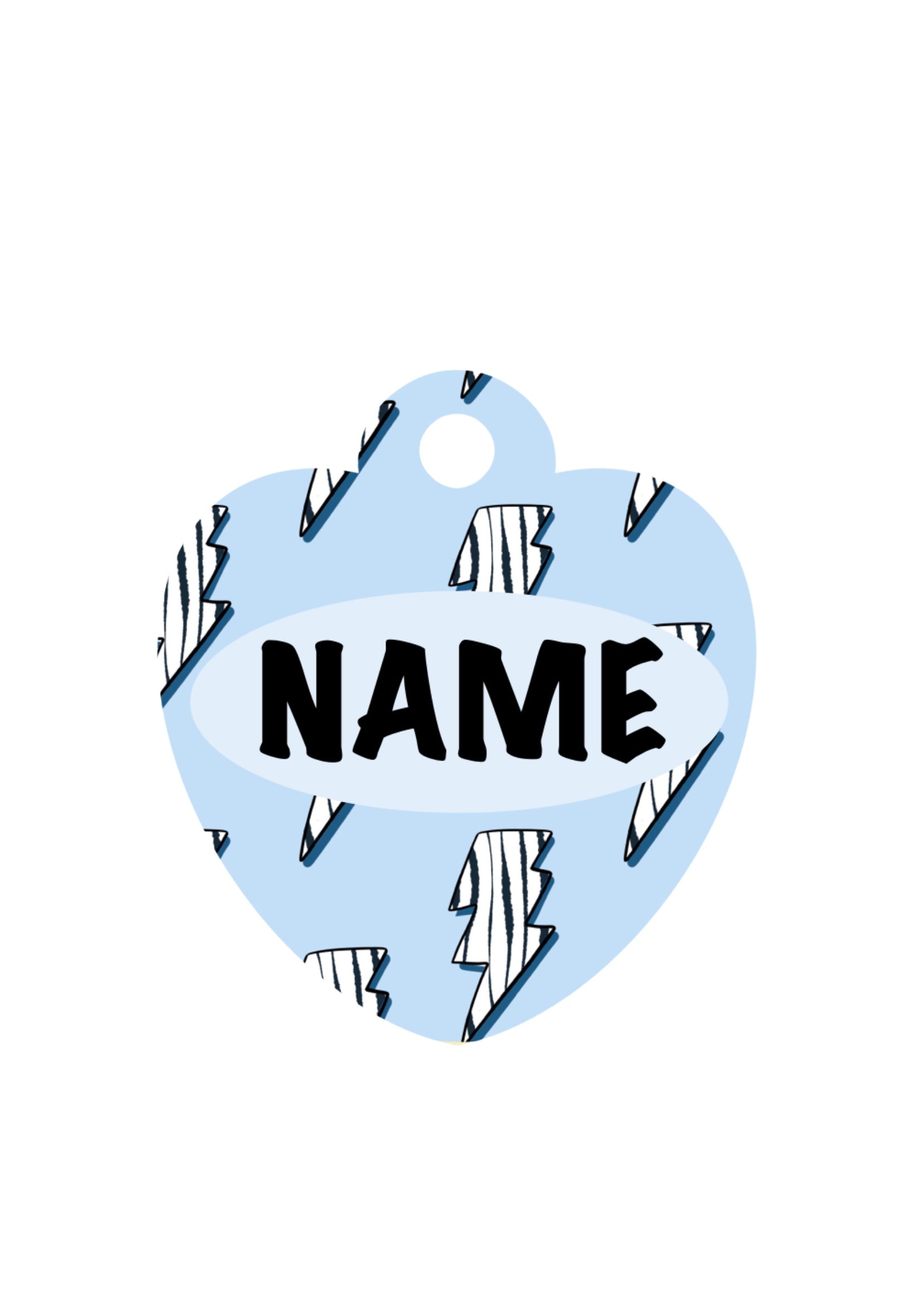 Name Tag - Thunder Zoomies – Fluffingfabulous