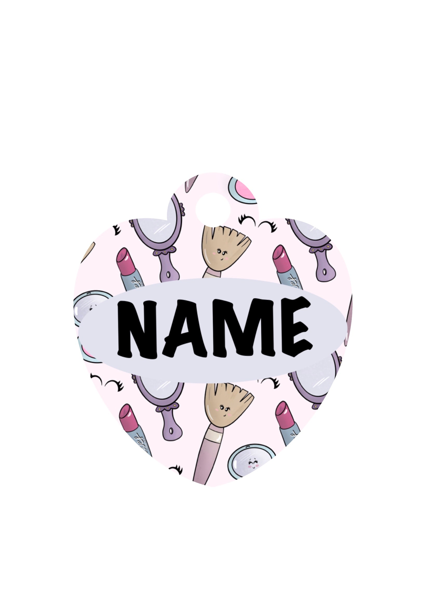 Name Tag - Pink To Make The Boys Wink – Fluffingfabulous